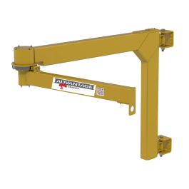 1/2 Ton Advantage Wall Mount Articulating Jib Crane