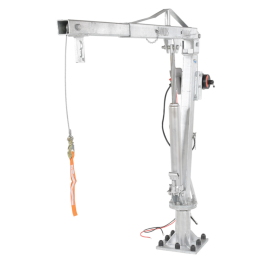 1,000 Lb Vestil Galvanized Steel DC Powered Winch Truck Jib Crane 52 In ...